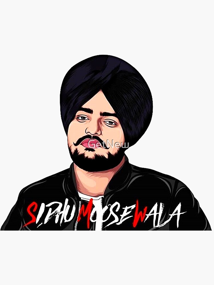 "Sidhu Moose Wala Car" Sticker for Sale by GetNew | Redbubble