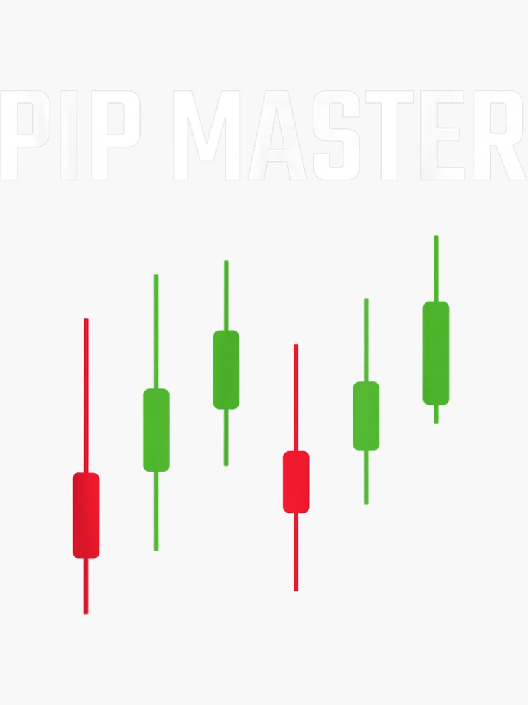 "Pip Master Funny Forex Candlestick Trading" Sticker for Sale by dedranpm99 | Redbubble