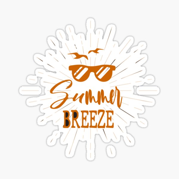 "summer breeze " Sticker for Sale by MoreFlightsof | Redbubble