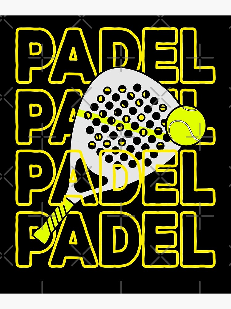 "Padel Player Sport Coach Fan Padel Tennis Training" Poster for Sale by ...