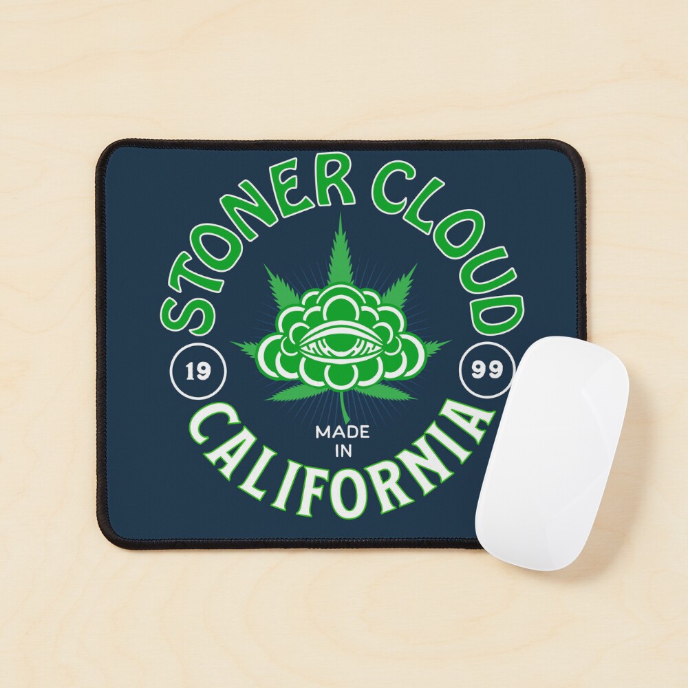 "Stoner Cloud California Brand Logo" Mouse Pad for Sale by Artsier ...