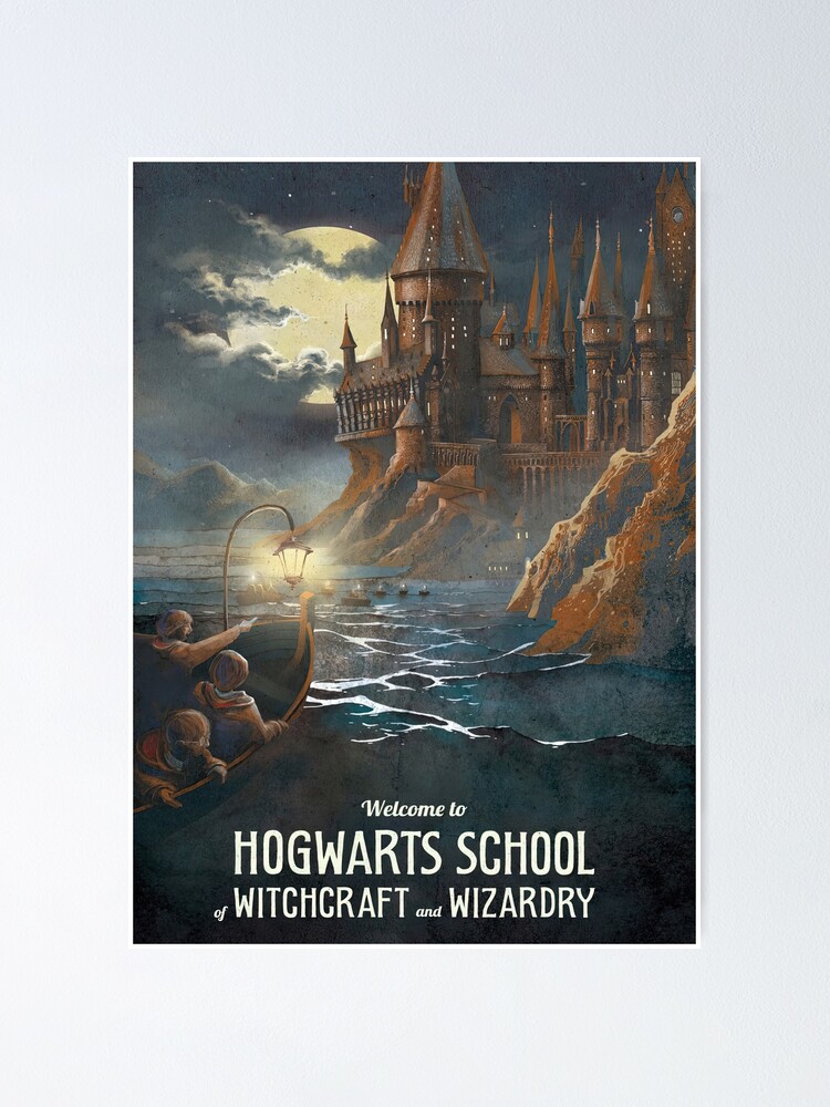"Welcome To Magic School" Poster for Sale by mosessteuber | Redbubble