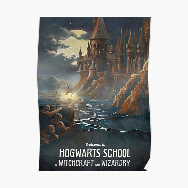 "Welcome To Magic School" Poster for Sale by mosessteuber | Redbubble