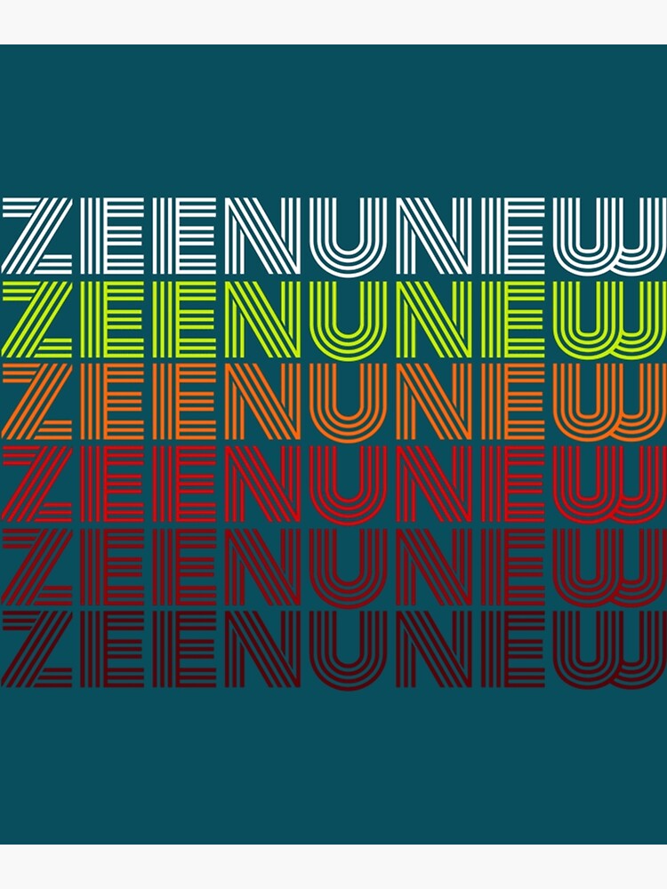 "Zeenunew Vintage " Poster for Sale by LeeAmelinda | Redbubble