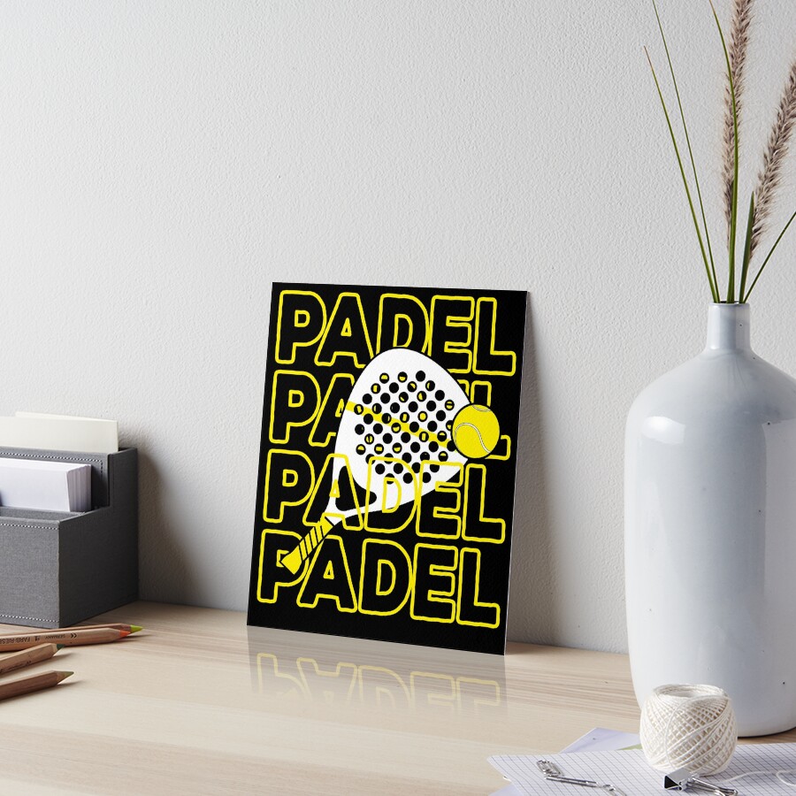 "Padel Player Sport Coach Fan Padel Tennis Training" Art Board Print ...