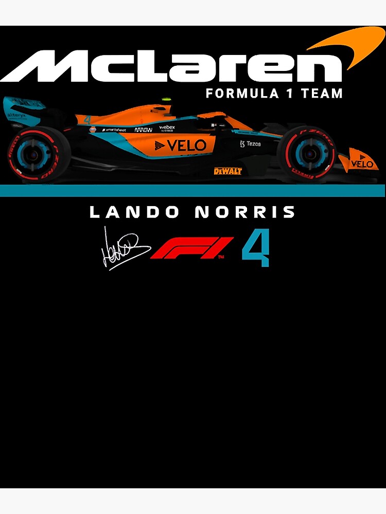 Lienzo «Mcl36 f1 2022 Mclaren F1 Team 2022 Lando Norris 4 F1 Logo ...