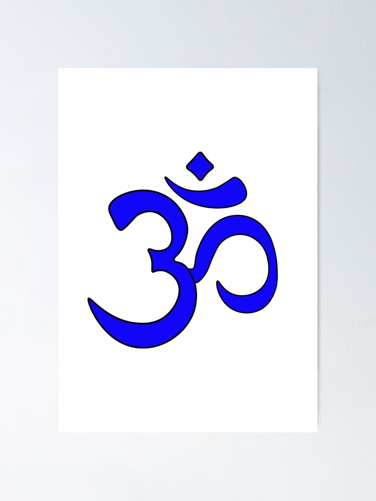 "aum symbol" Poster for Sale by MerakiFashion | Redbubble