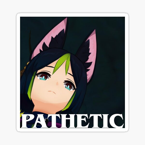 Sticker « Tighnari Pathétique Meme - Genshin Impact », par BatuhanAnil ...