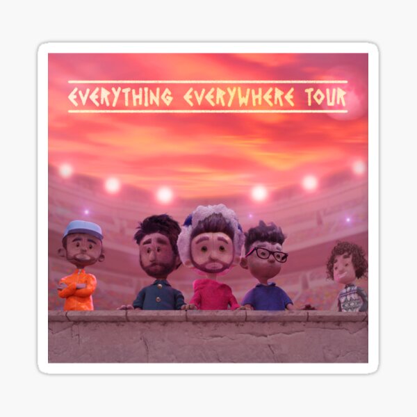 "ajr everything everywhere tour 2020" Sticker for Sale by CrystalAdam ...