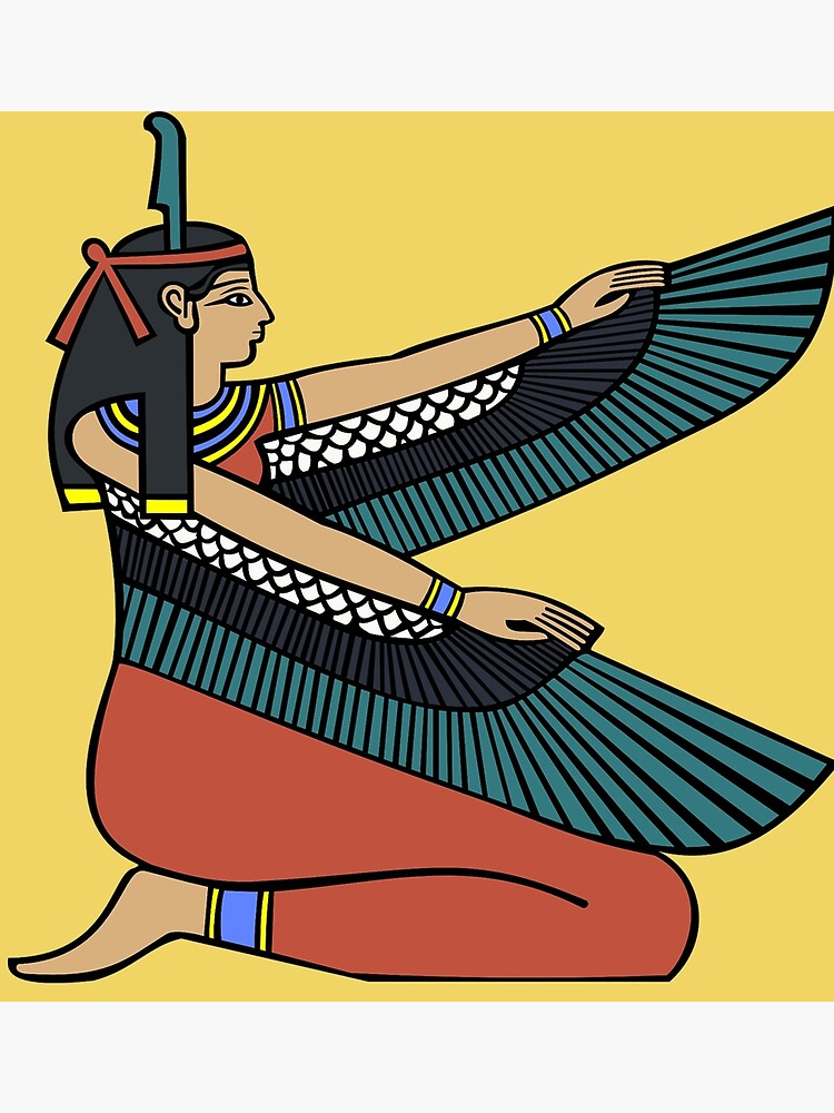 "The goddess Maat to the ancient Egyptians" Poster for Sale by ...