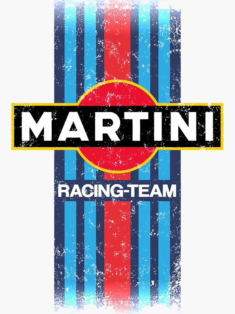 "Martini Racing" Sticker for Sale by LisaForeman | Redbubble