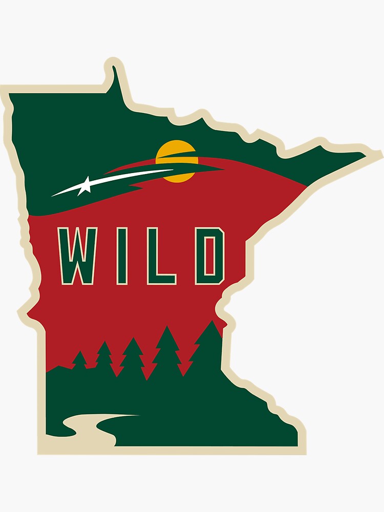"Mn wild outline" Sticker for Sale by verasuzefmm | Redbubble