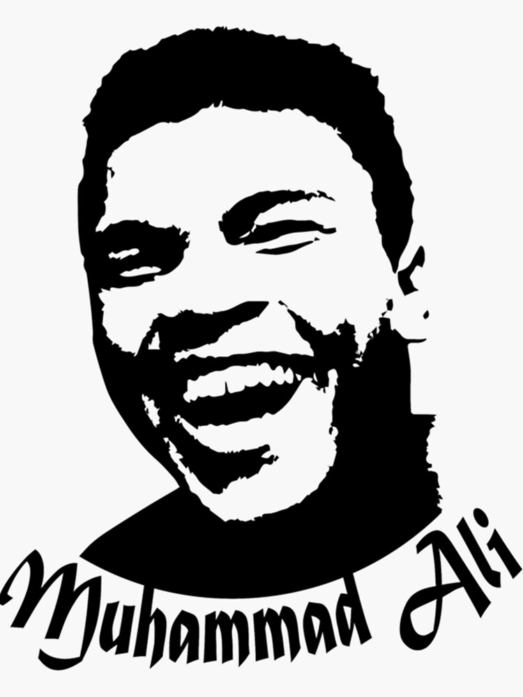 "Muhammad Ali designs Muhammad Ali art Classic E" Sticker for Sale by ...