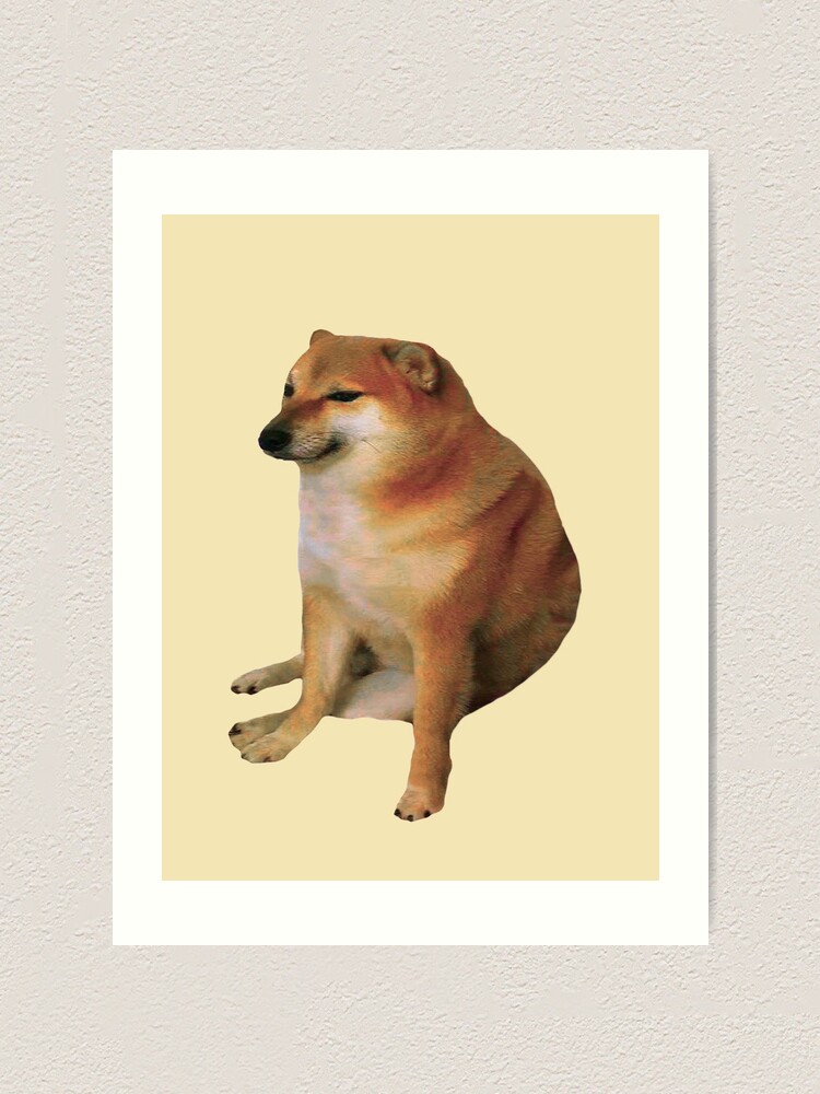 "Cheems Doge" Art Print for Sale by DonatasSab | Redbubble