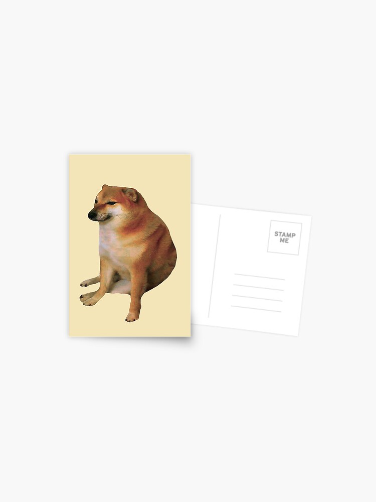 "Cheems Doge" Postcard for Sale by DonatasSab | Redbubble