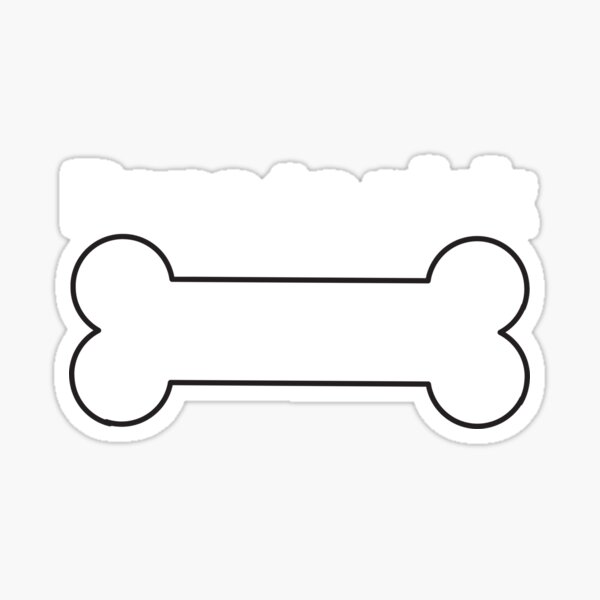 "Bone To Pick" Sticker for Sale by HeyLittleGuy | Redbubble