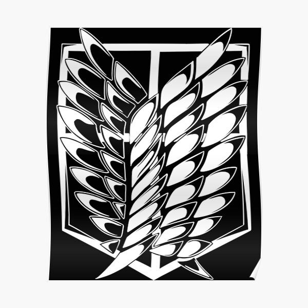 "Attack On Titan - AOT" Poster for Sale by JoannePC | Redbubble