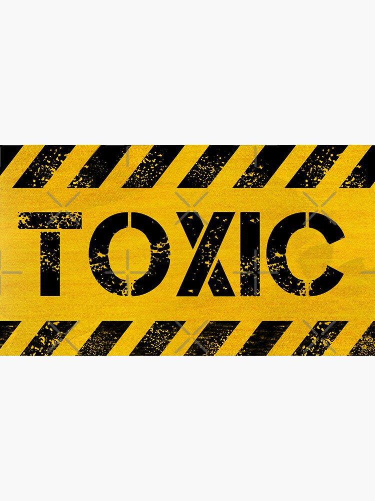 "Toxic" Sticker for Sale by Sundaymarket | Redbubble