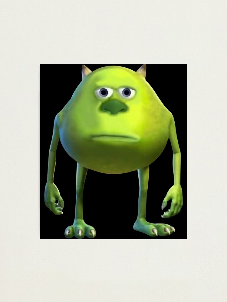 Lámina fotográfica «Mike wazowski sulivan cara meme» de MauriceMull ...