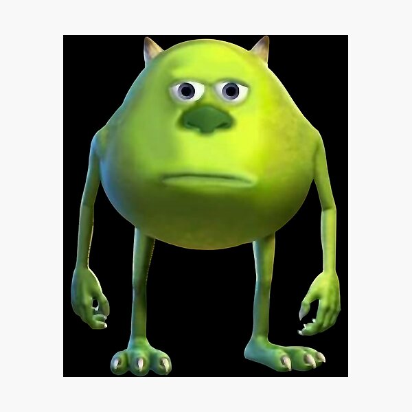 Lámina fotográfica «Mike wazowski sulivan cara meme» de MauriceMull ...
