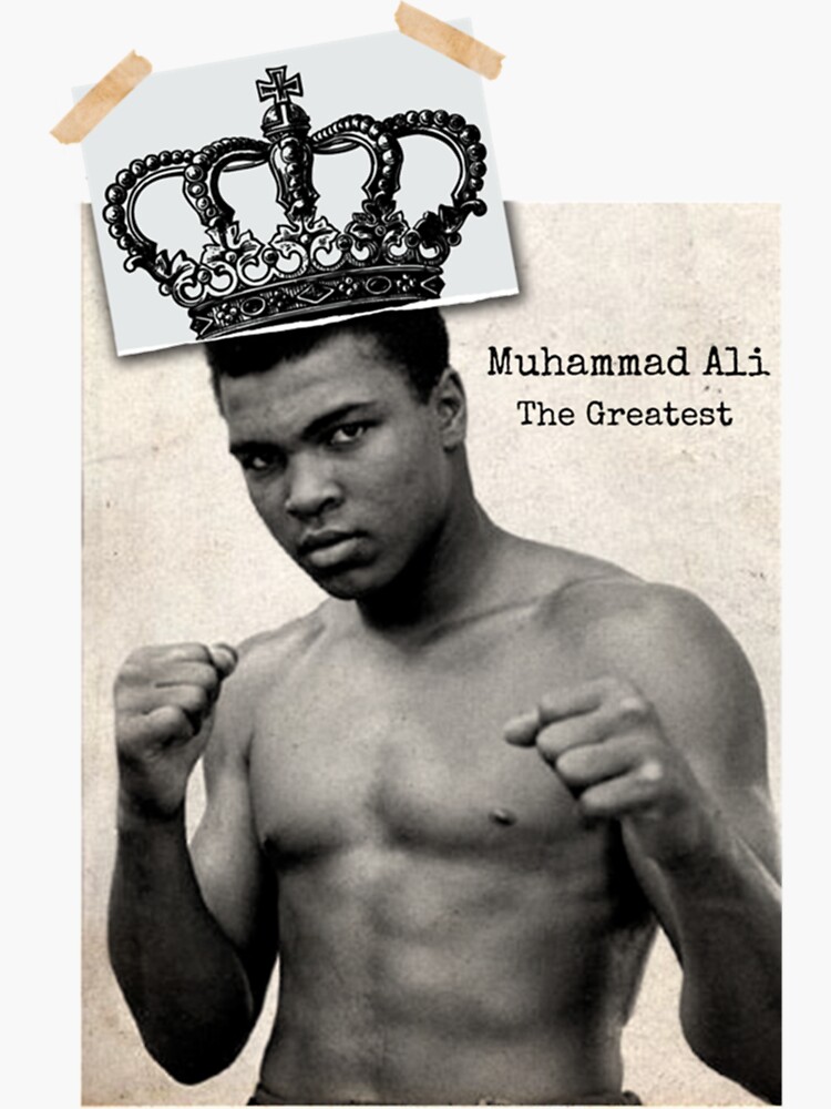 "The Greatest ,Muhammad Ali. Classic Muhammad Ali E" Sticker for Sale ...