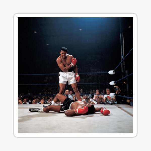"Muhammad Ali knockout Sonny Liston Fight Poster Design Poster E ...