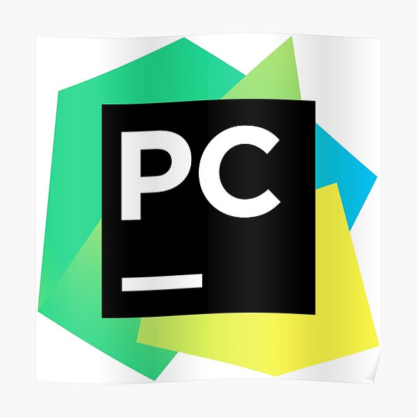 "PyCharm IDE Logo Sticker" Poster for Sale by burakgulnar | Redbubble