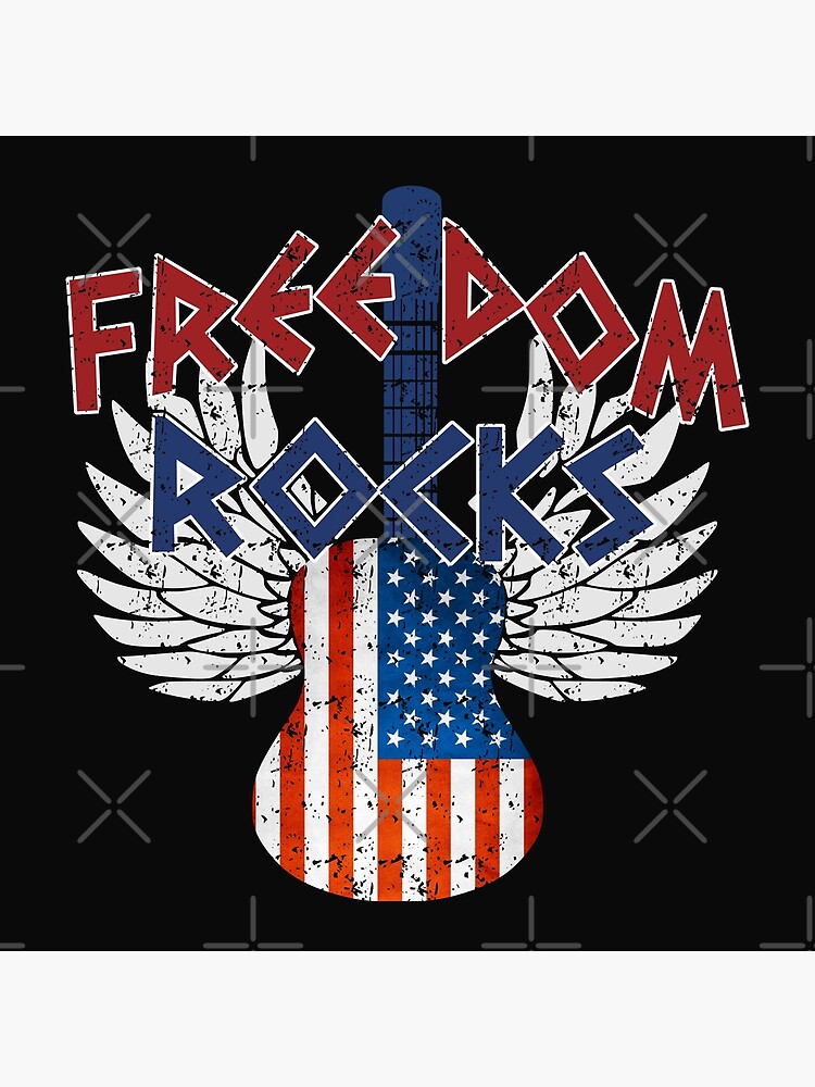 "Freedom Rocks" Poster for Sale by virginteez | Redbubble