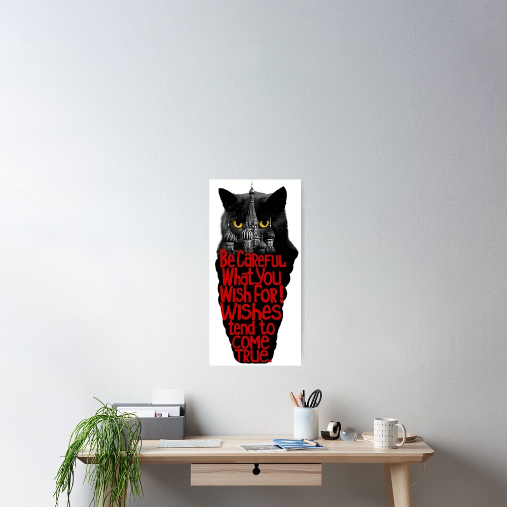 "Behemoth the Cat (Master and Margarita)" Poster for Sale by thesamba ...