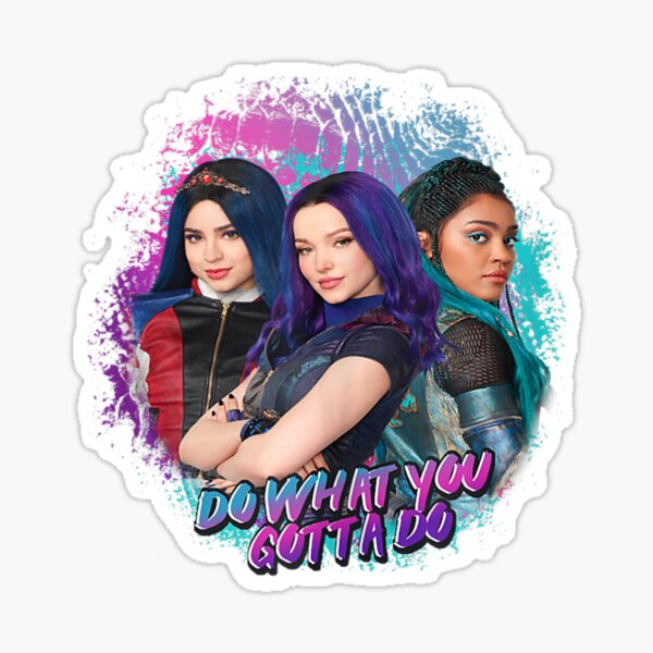"Descendants.3" Sticker for Sale by dreweoiponce | Redbubble