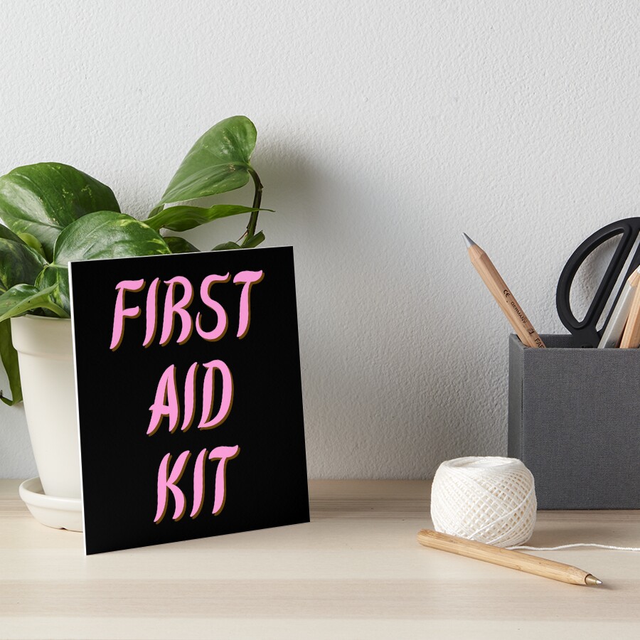 "First Aid Kit" Art Board Print by PeoplesayDisign | Redbubble
