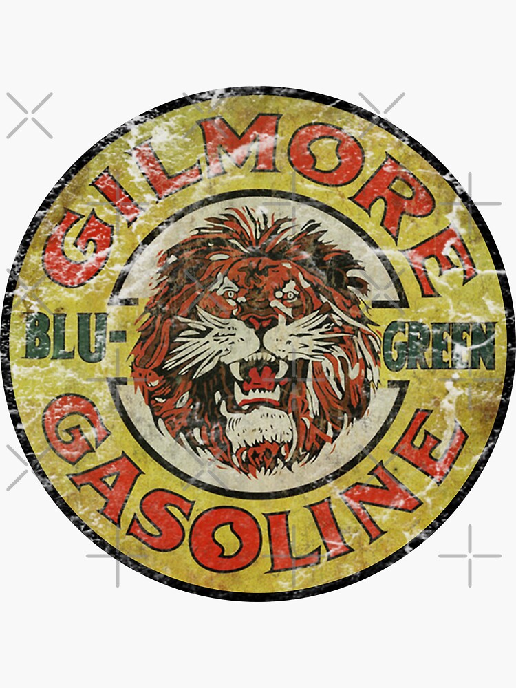 "Vintage Gilmore Gasoline Hot Rod Racing" Sticker for Sale by ...