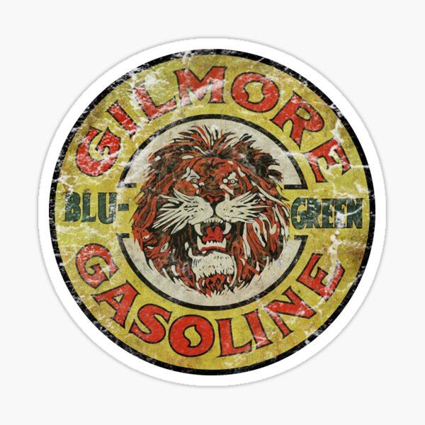 "Vintage Gilmore Gasoline Hot Rod Racing" Sticker for Sale by ...