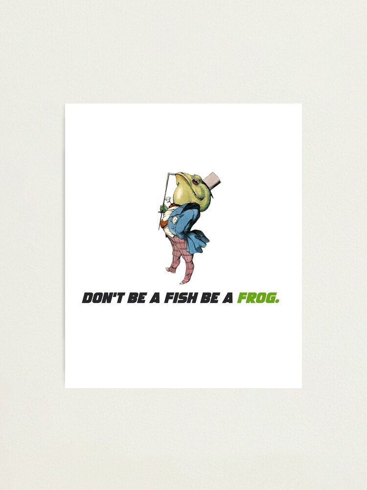 "GENTAL FROG MEME" Photographic Print for Sale by zeeezoom | Redbubble
