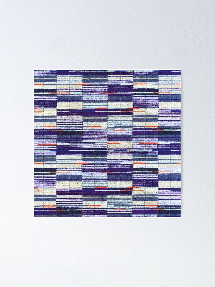 "Jubilee line, Elizabeth seat pattern" Poster for Sale by ...