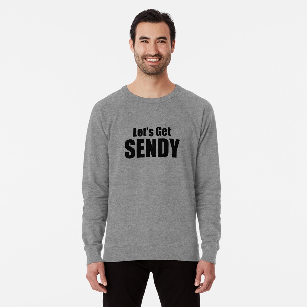 "Let's Get Sendy" Sticker for Sale by tjbrock2 | Redbubble