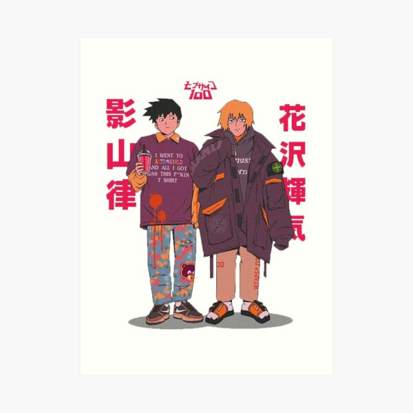 "Mob Psycho 100 Drip" Art Print for Sale by konpan | Redbubble