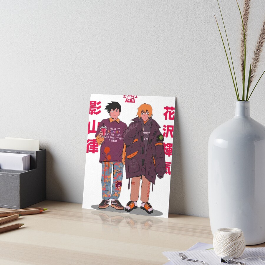 "Mob Psycho 100 Drip" Art Board Print by konpan | Redbubble