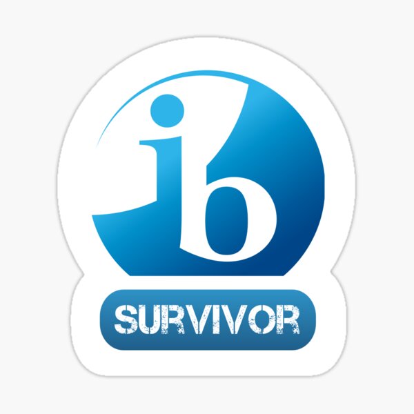 "International baccalaureate, ib survivor, survivor" Sticker for Sale ...