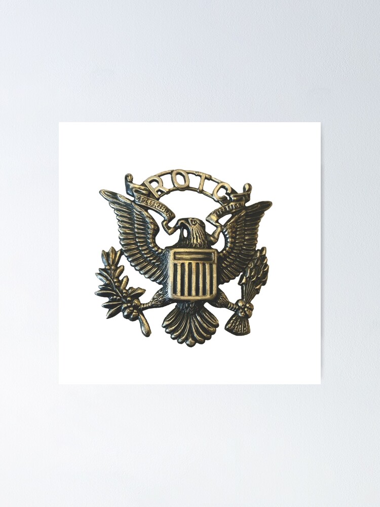 "Brass Air Force ROTC and JROTC Hat Insignia" Poster for Sale by ...