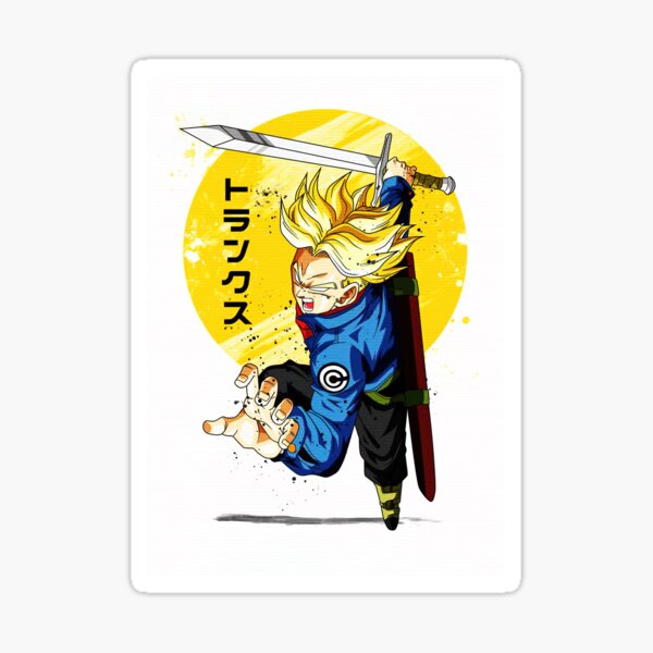 "future trunks" Sticker for Sale by KarenThornton32 | Redbubble