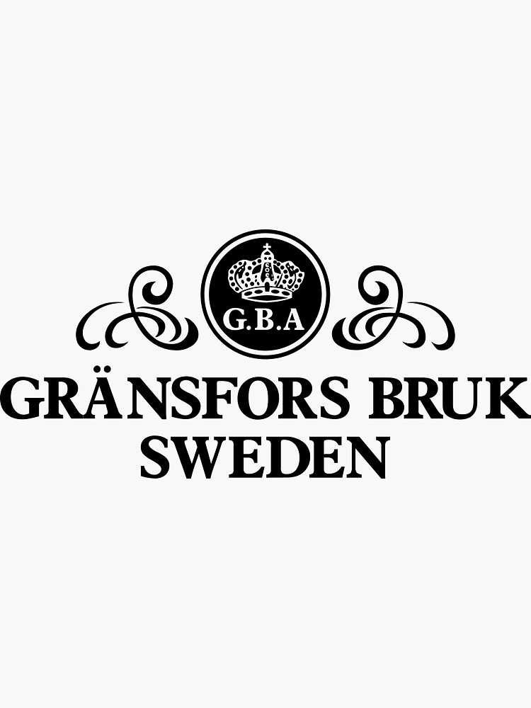"Gränsfors Bruks logo" Sticker by peteroldfield | Redbubble