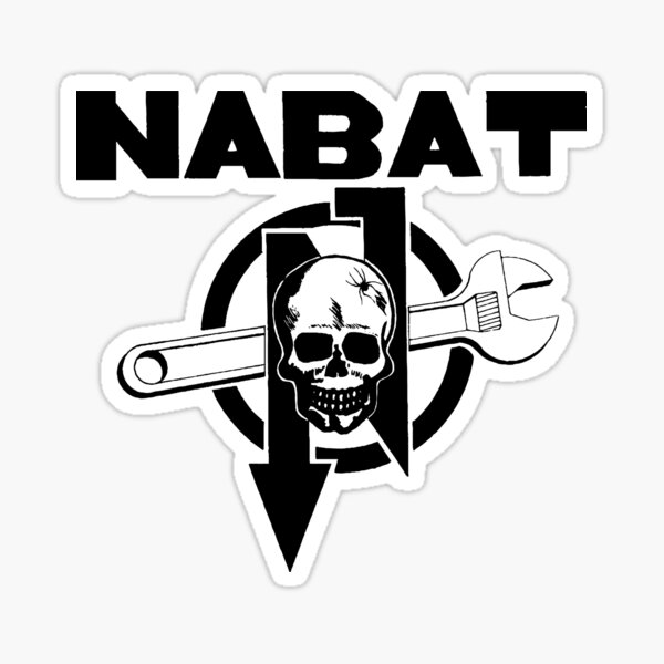 "NABAT" Sticker for Sale by thecansone | Redbubble