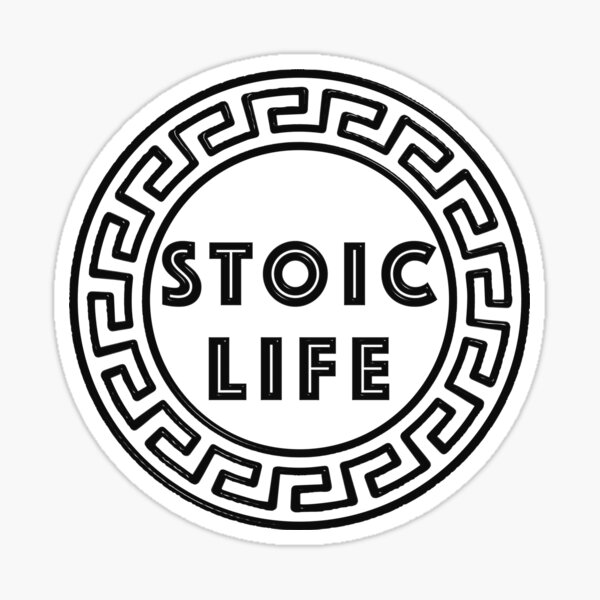 "STAY STOIC" Sticker for Sale by TheWiseStore | Redbubble