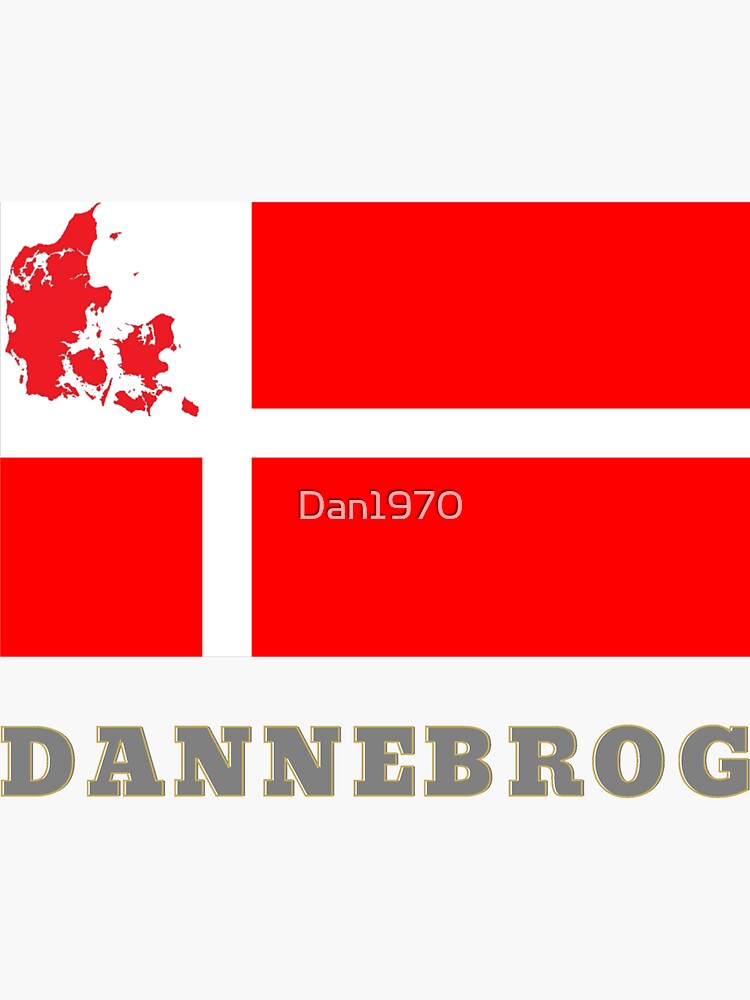 "Dannebrog" Sticker for Sale by Dan1970 | Redbubble
