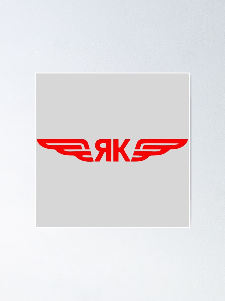 "Yakovlev Aircraft Company Logo" Poster for Sale by OuofBusiness ...