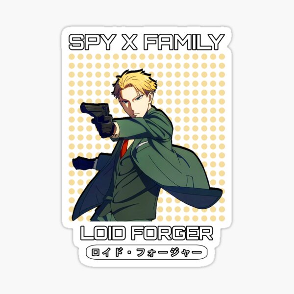 "SPY X FAMILY - LOID FORGER" Sticker for Sale by TRIANGLEDOWN | Redbubble