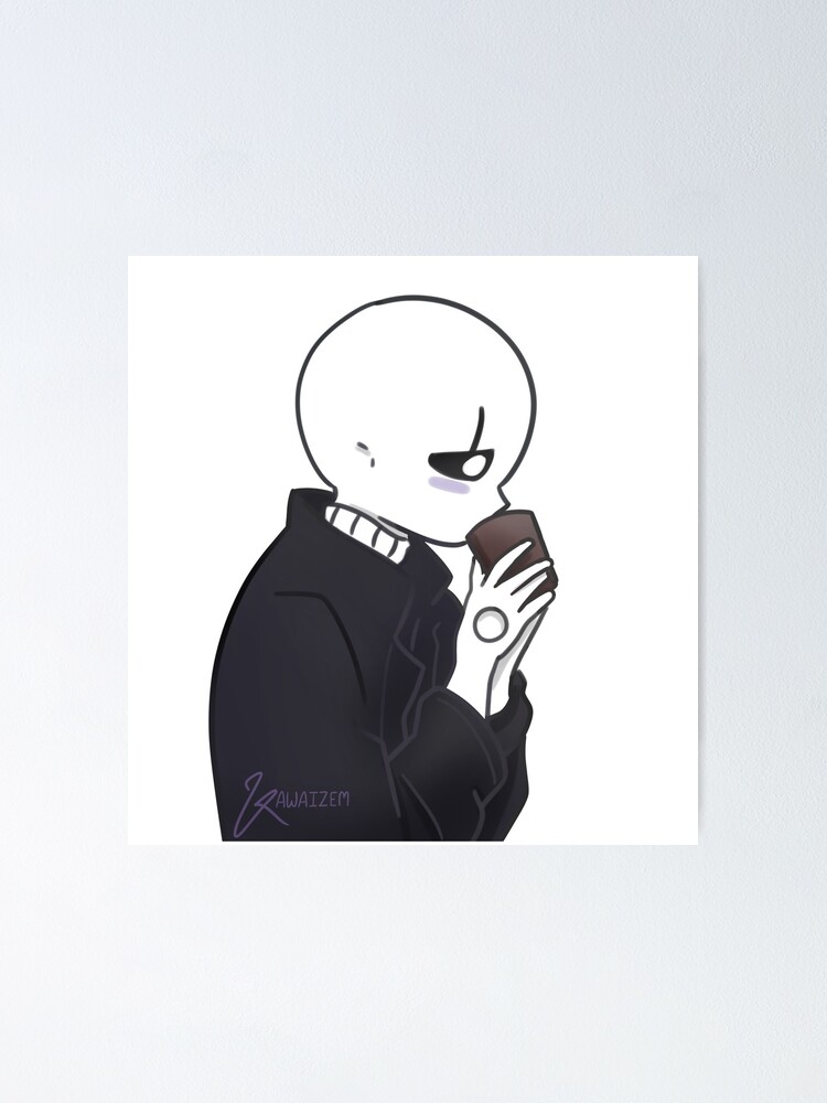"Undertale - Gaster chibi" Poster for Sale by Kawaizem | Redbubble