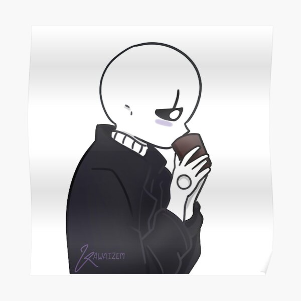 "Undertale - Gaster chibi" Poster for Sale by Kawaizem | Redbubble