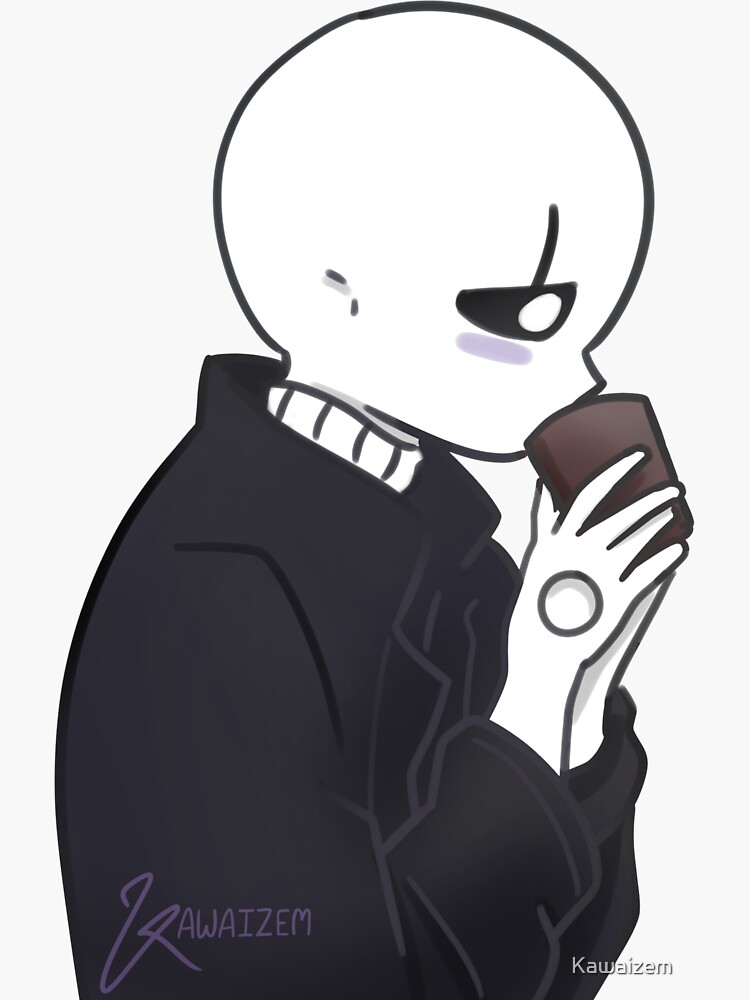 "Undertale - Gaster chibi" Sticker for Sale by Kawaizem | Redbubble